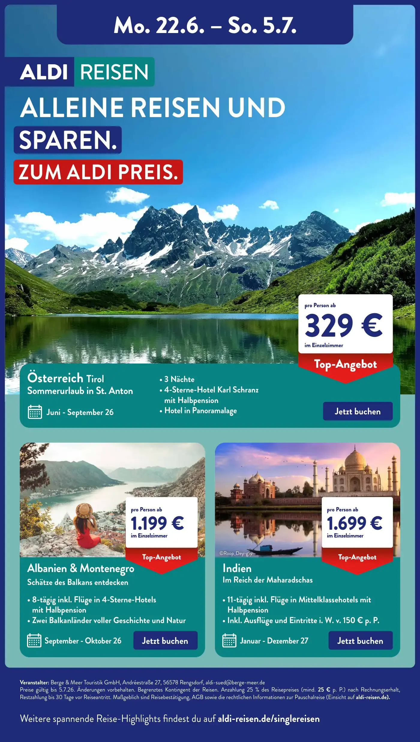 ALDI SÜD Prospekt ab 22.06.2026 | Angebote nächste Woche