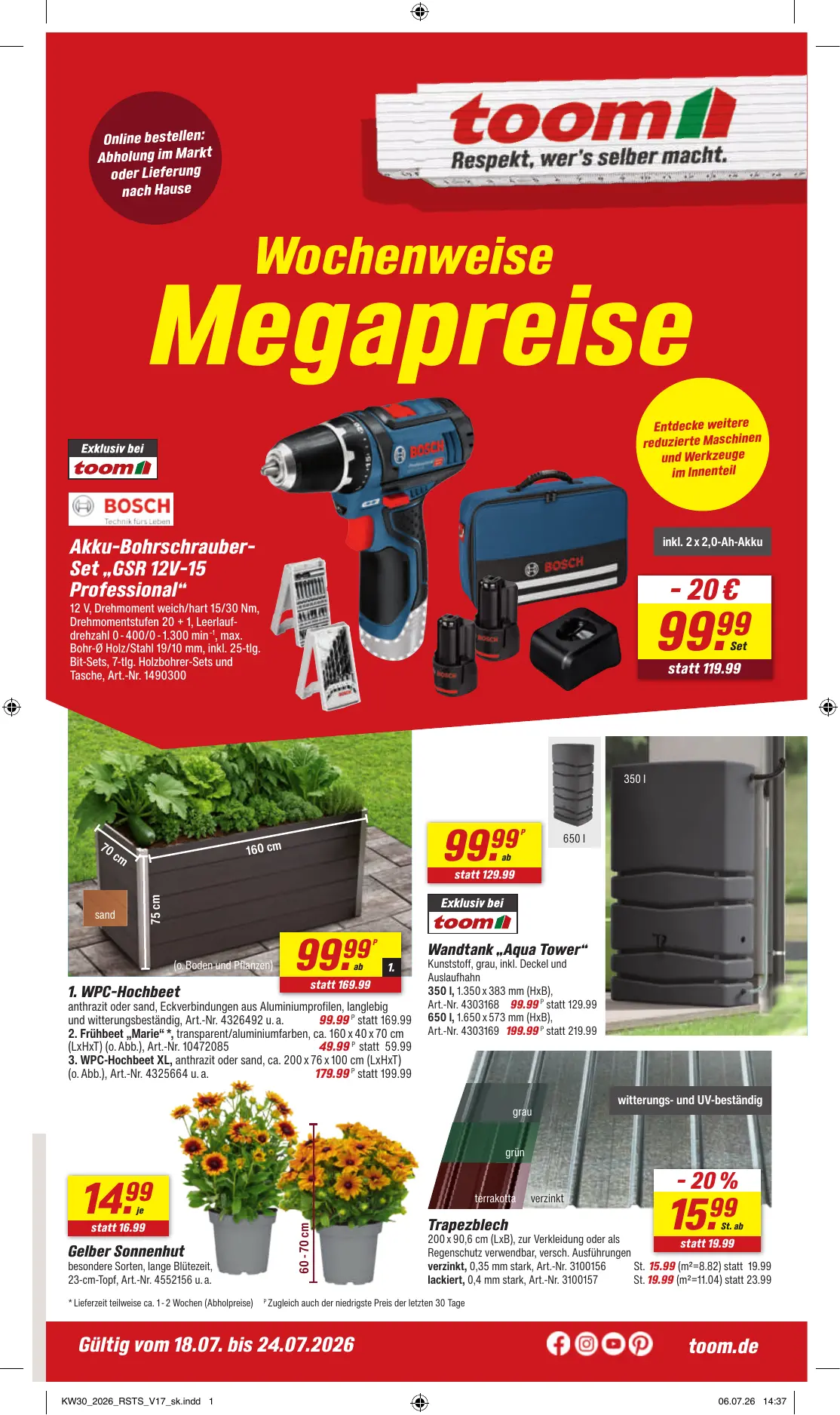 Faszinierend Toom Werbung Nächste Woche Fotos